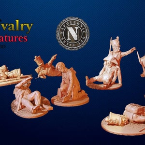 Napoleonic French Dead & Wounded Infantry, 1/72, 28mm, 32mm, 1/35, 54mm ...