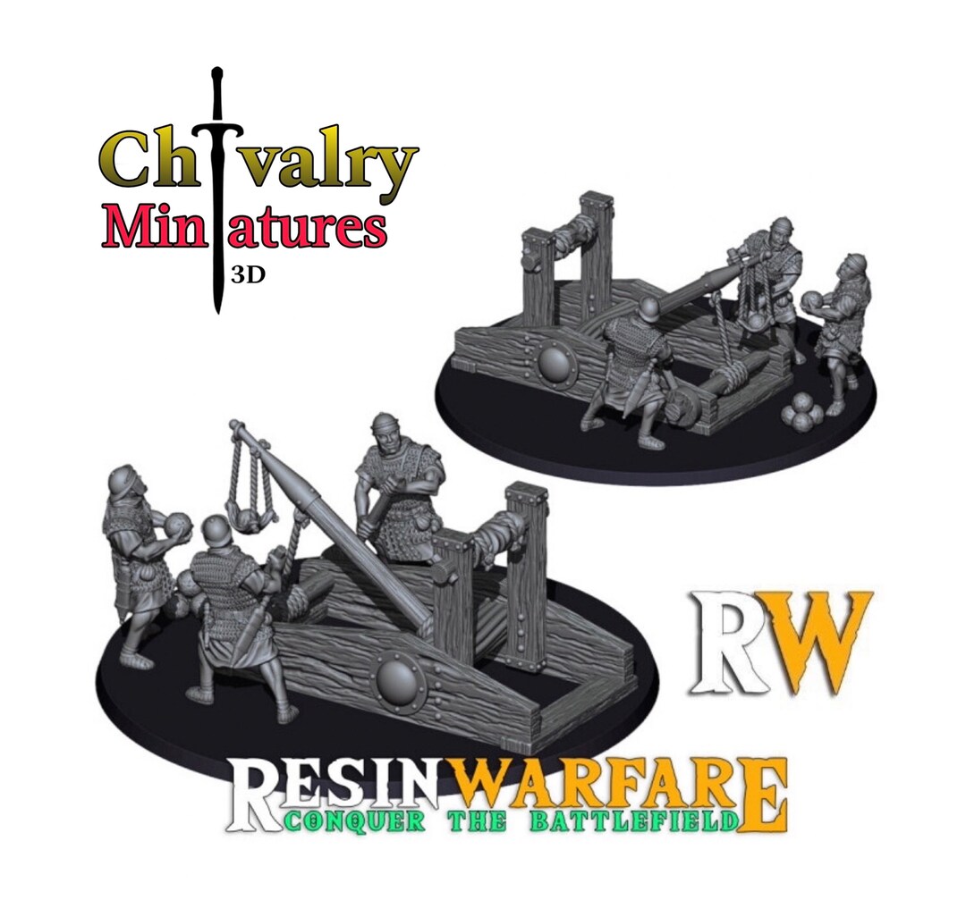 Roman Onager Artillery Crew, Historical 1/72, 28mm, 32mm, 1/35, 54mm ...