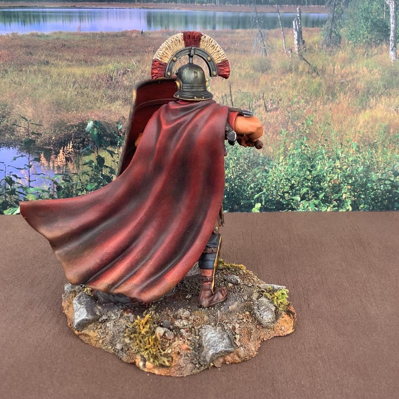 Roman Centurion, Fighting Pose (helmet & Cape) Figure Historical 1/35 ...