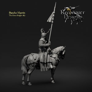 Sancho Martin the Green Knight, Historical 1/72, 28mm, 32mm, 1/35, 54mm ...