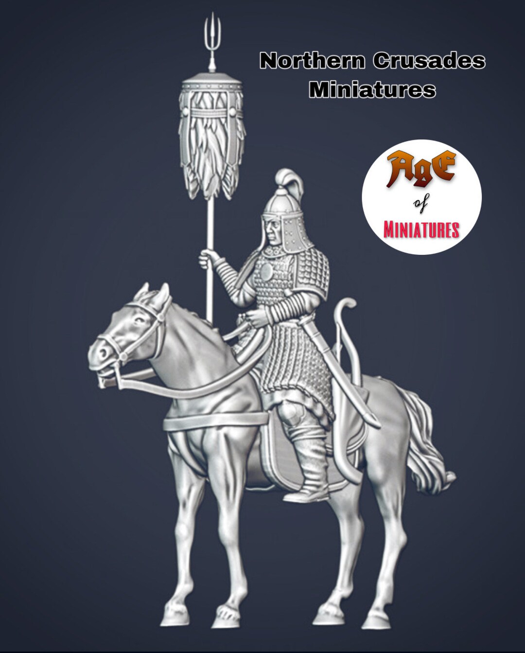 Medieval Mongol Mounted Banner 1/72 28mm 32mm 1/35 54mm - Etsy