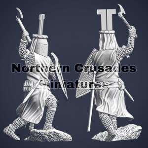 Medieval German Charge Foot Crusader, Historical 1/72, 28mm, 32mm, 1/35 ...