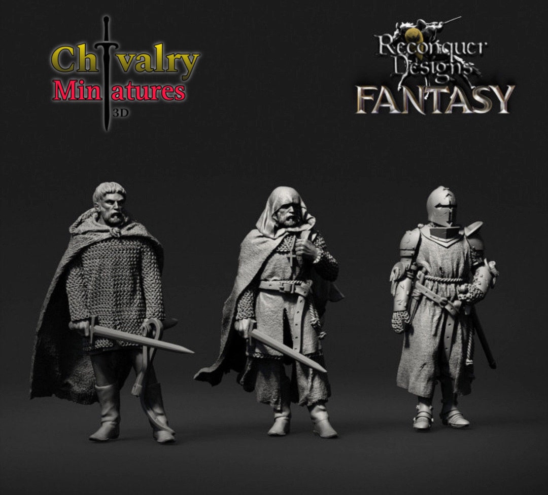 Agents of the Church, 1/72, 28mm, 32mm, 1/35th, 54mm, 75mm, Resin ...