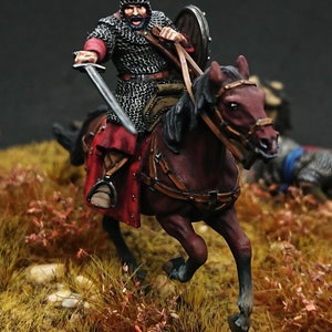 Medieval Battle Charge King Sancho Diorama, Historical 1/72, 28mm, 32mm ...