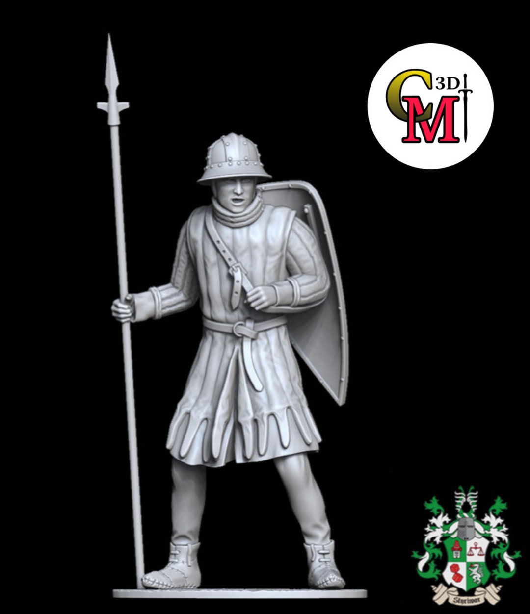 13th Century Morgan Bible Sergeant Figure Historical 1/35, 54mm, 60mm ...