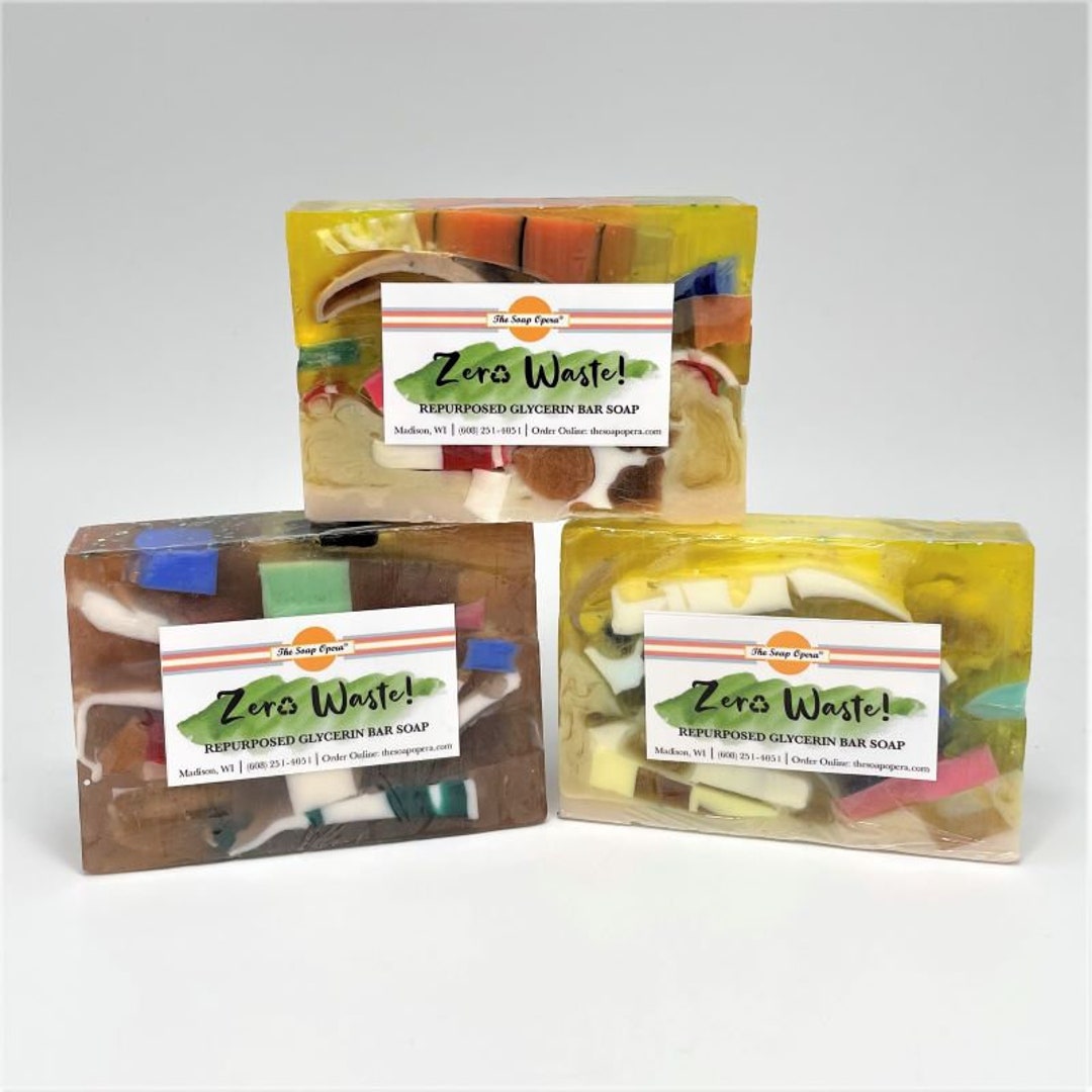 Zero Waste! Repurposed Glycerin Bar Soaps 5.3oz 150g - Made From ...