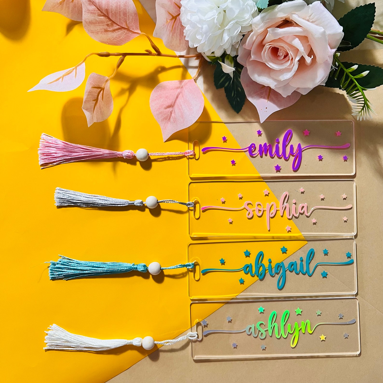 Personalized Bookmark Custom Name Bookmark Book Lover Gift - Etsy