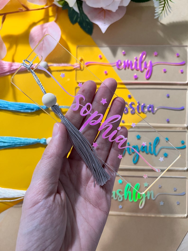 Personalized Bookmark Custom Name Bookmark Book Lover Gift - Etsy