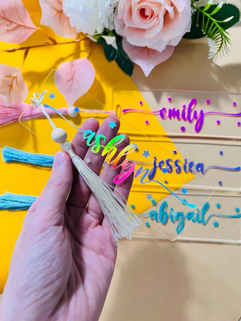 Personalized Bookmark Custom Name Bookmark Book Lover Gift - Etsy