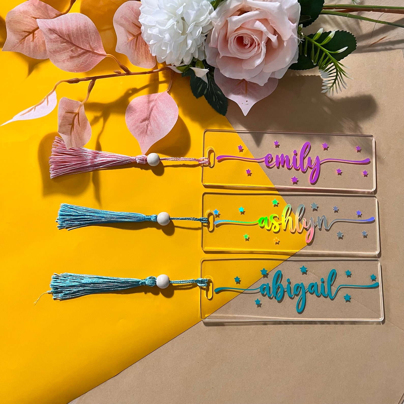 Personalized Bookmark Custom Name Bookmark Book Lover Gift - Etsy