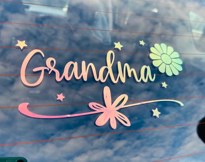 Custom Name Car Decal, Color Change in the Sun, Personalized Car Decal ...