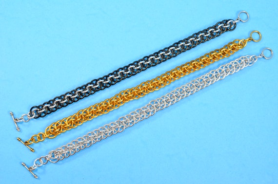 Orbital Vipera Berus Weave Chainmail Bracelet or Necklace - Etsy