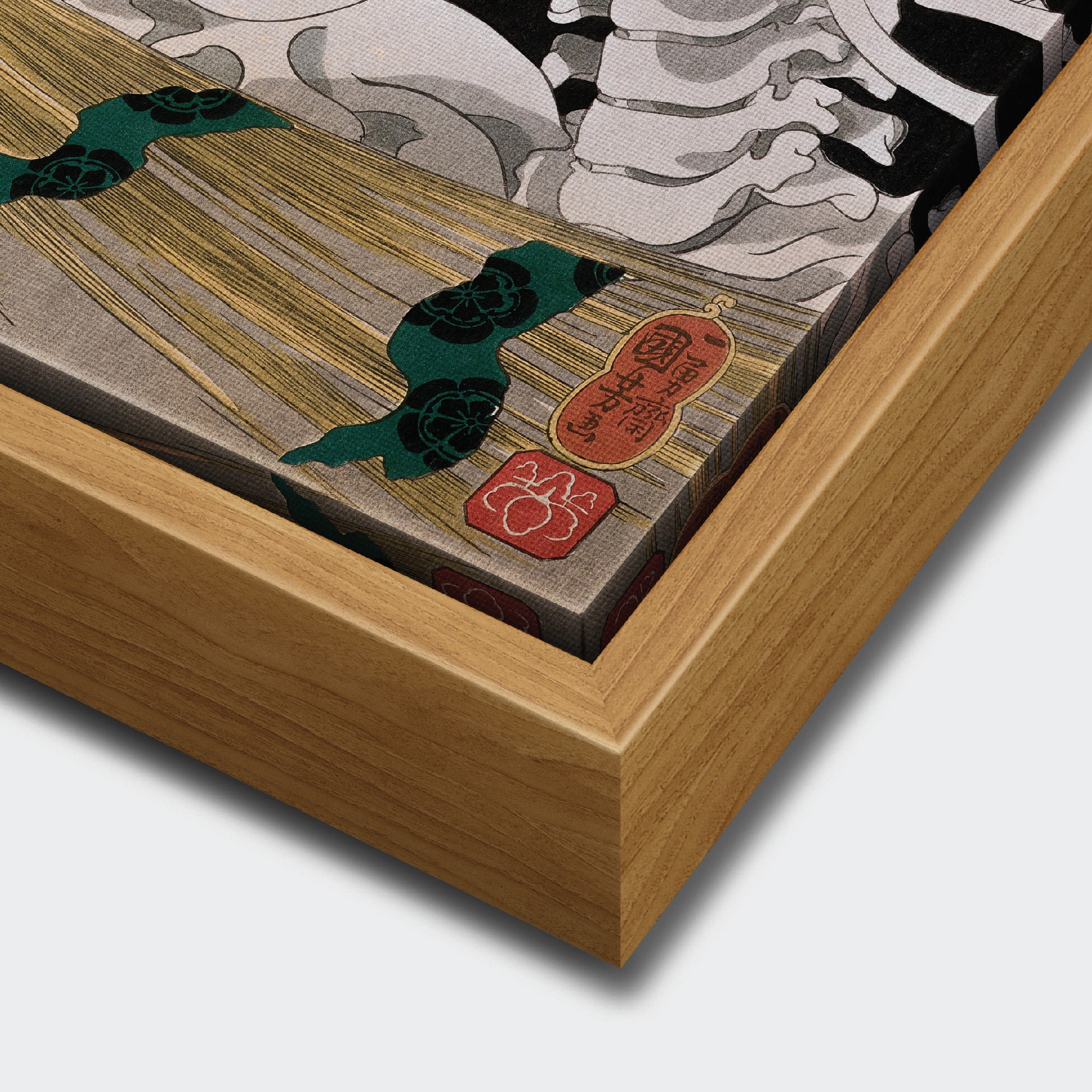 Mitsukuni Defying the Skeleton Specter 1910 by Utagawa Kuniyoshi ...