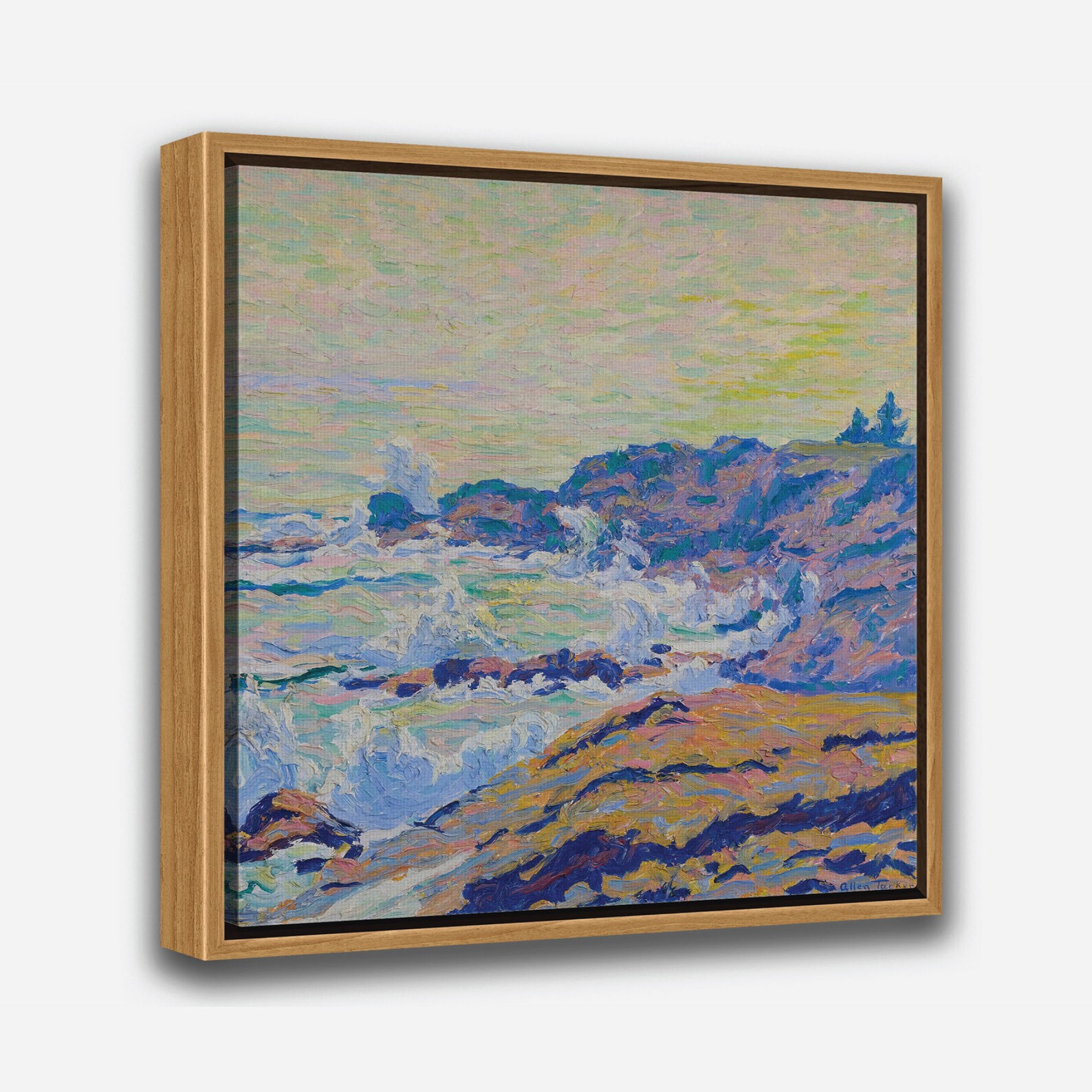 Along the Coast 1913 by Allen Tucker Vintage Wall Art - Etsy