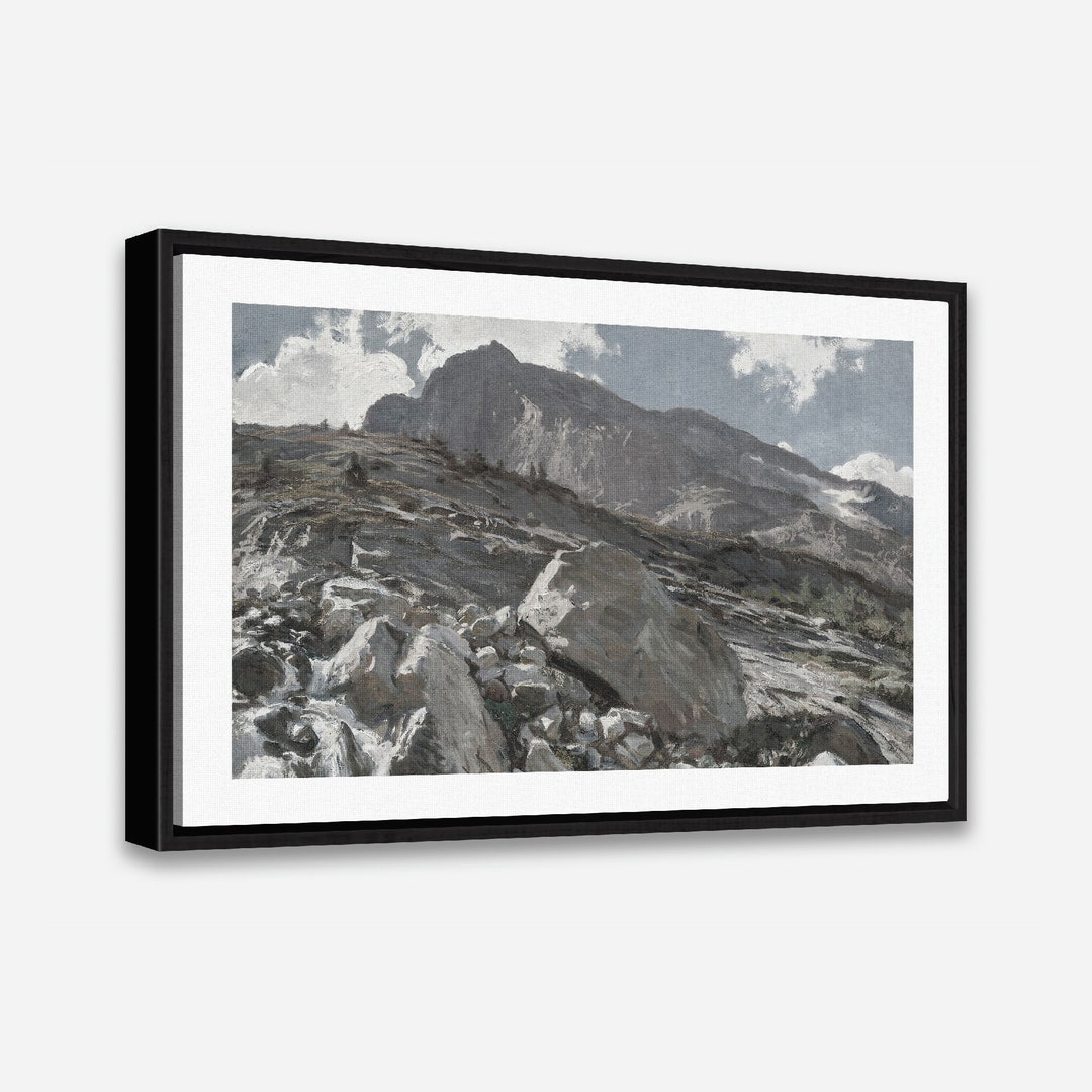 Simplon Pass (1911) by John Singer Sargent, Vintage Landscape Art Print ...