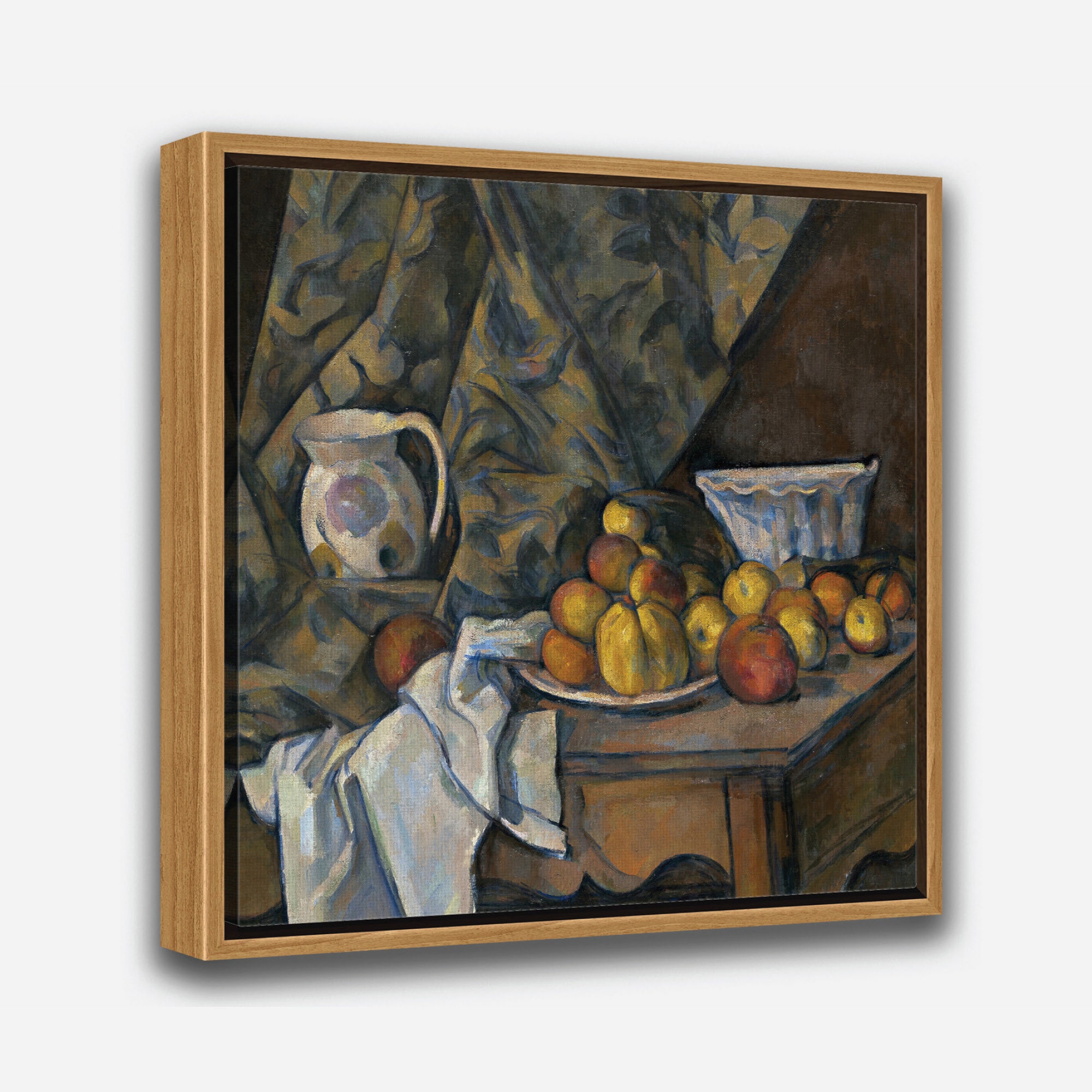 Cezanne Still Life With Apples And Peaches