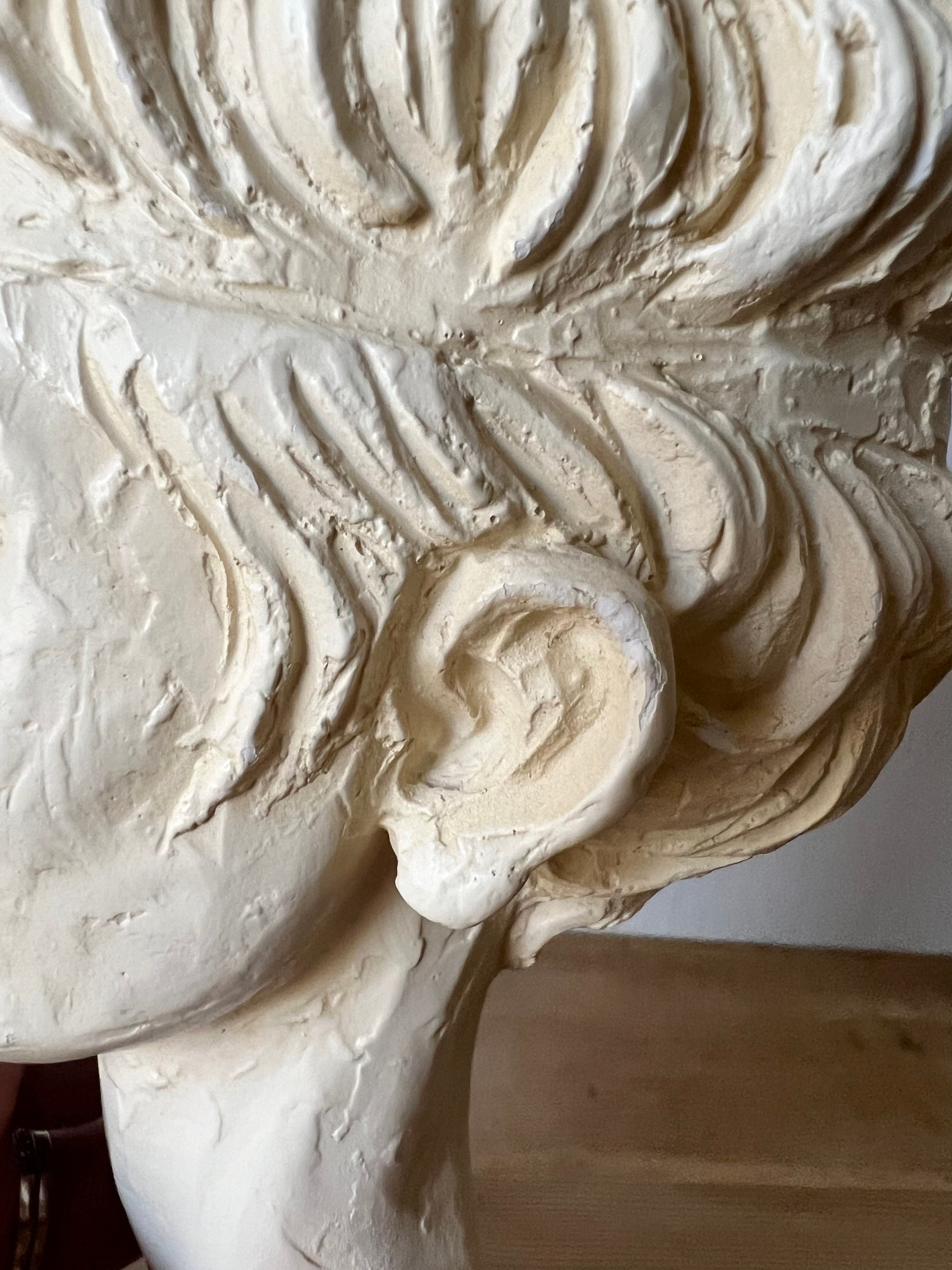Vintage Fred Press Bust/ Sculpture - Etsy