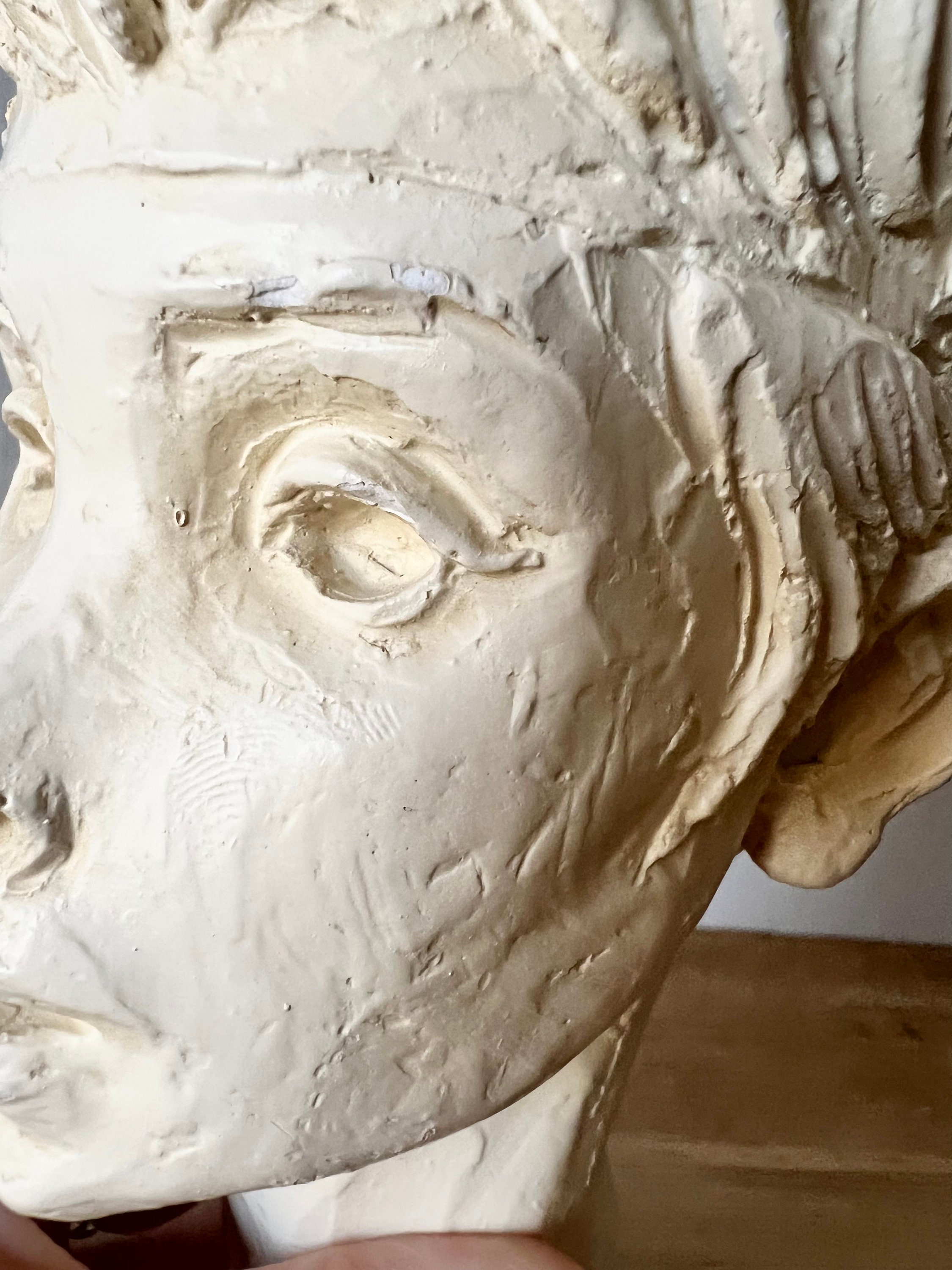 Vintage Fred Press Bust/ Sculpture - Etsy