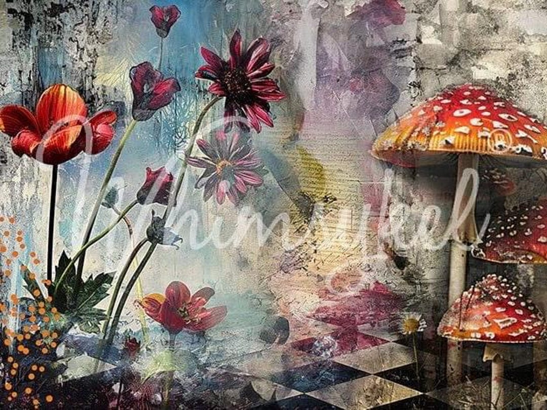 Whimsykel Wonderland Large Decoupage Tissue Paper for Furniture 21x29 ...