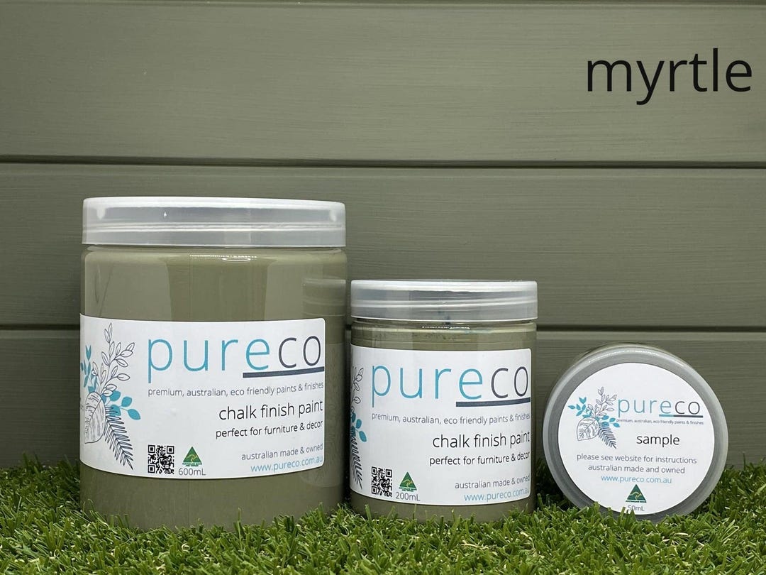 MRYTLE | Pureco Paints USA | Sage Green | Chalk Finish Paint ...