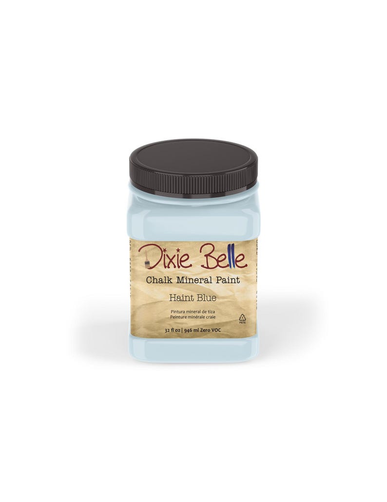 HAINT BLUE | Dixie Belle Chalk Mineral Paint | Pastel Blue | Furniture ...