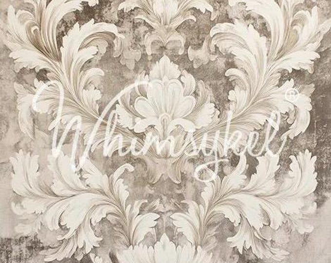Baroque Peonies Large Decoupage Tissue Paper for Furniture 21x29 ...