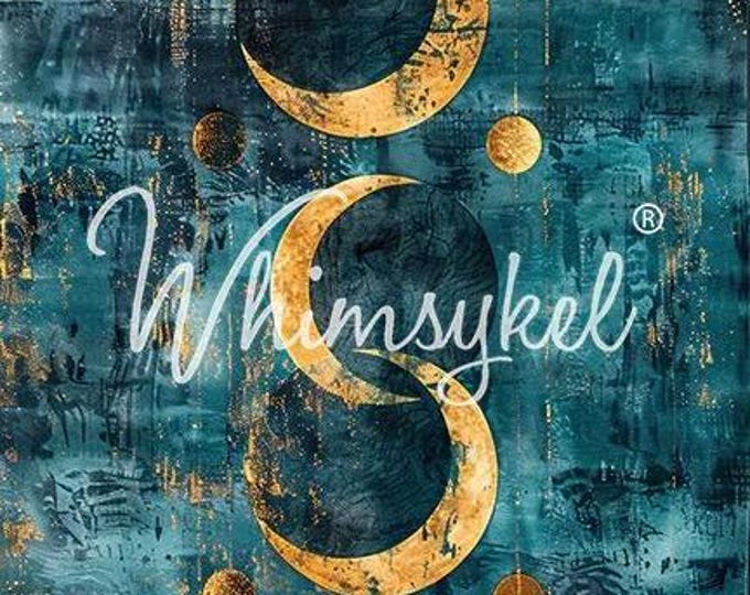 Moonlit Harmony Large Decoupage Tissue Paper for Furniture 21x29 ...