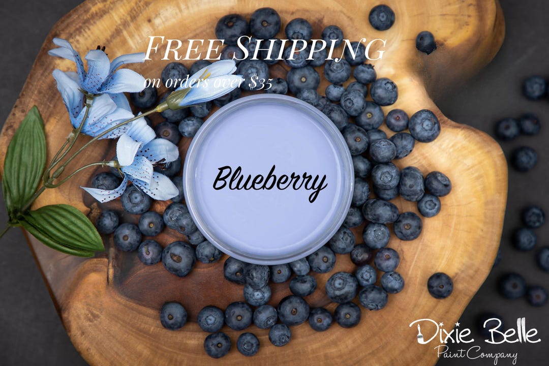 BLUEBERRY | Dixie Belle Chalk Mineral Paint | Periwinkle | Furniture ...