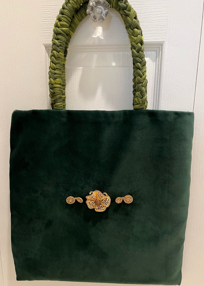 Green Tote Bag for Work and Daily Use - Etsy