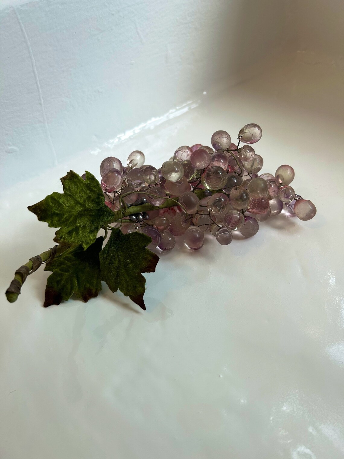 Lovely Lucite Decorative Grapes - Etsy