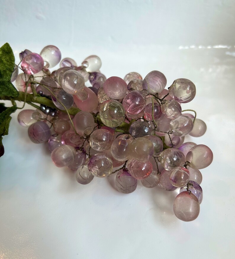 Lovely Lucite Decorative Grapes - Etsy