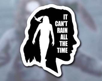 The Crow Vinyl Sticker, Crow Movie Decal, Brandon Lee, Eric Draven ...