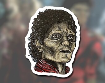 Michael Jackson Vintage Sticker Pop Icon Music Superstar - Etsy