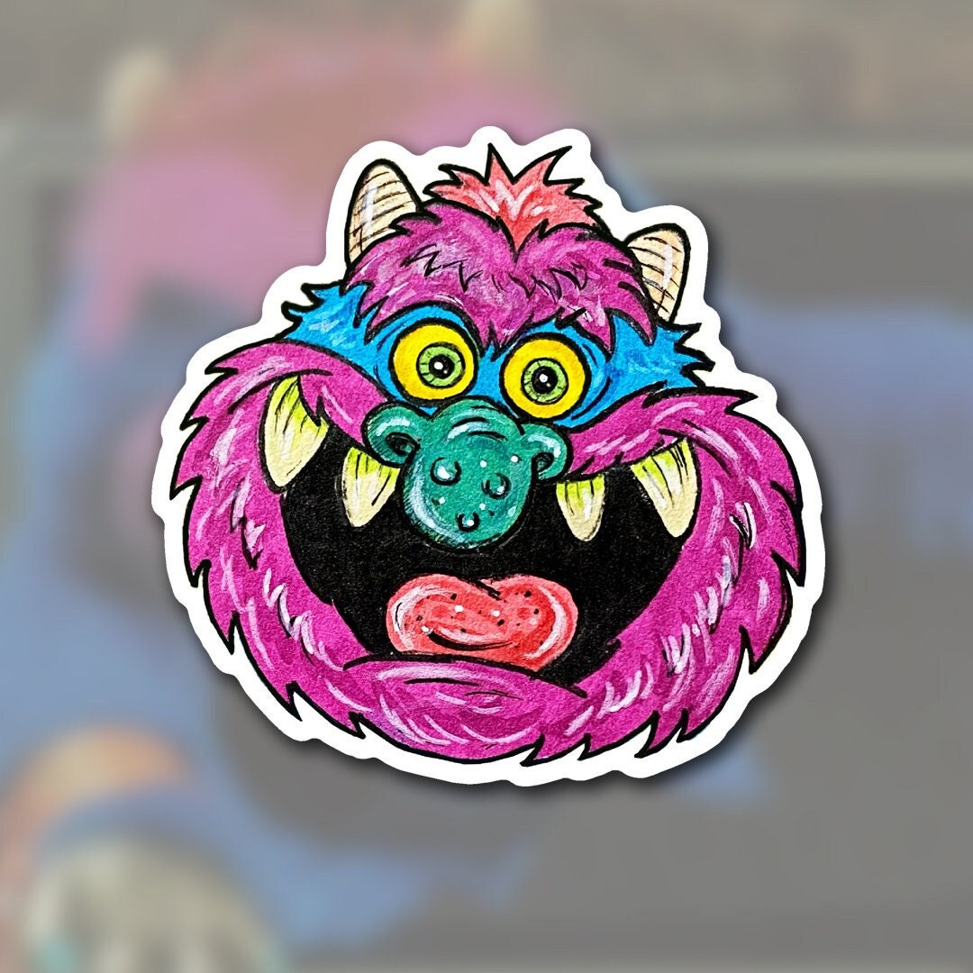 My Pet Monster Sticker - Etsy
