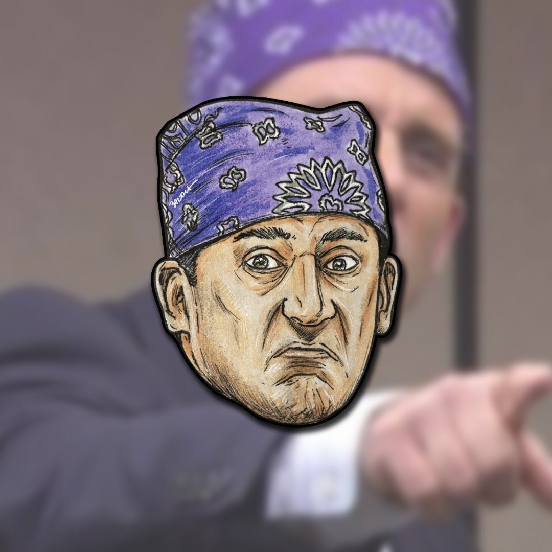 The Office Prison Mike Sticker - Etsy