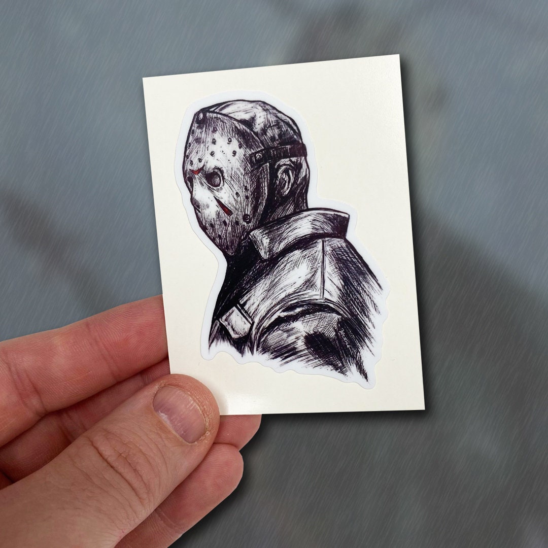 Friday the 13th Jason Sticker - Etsy