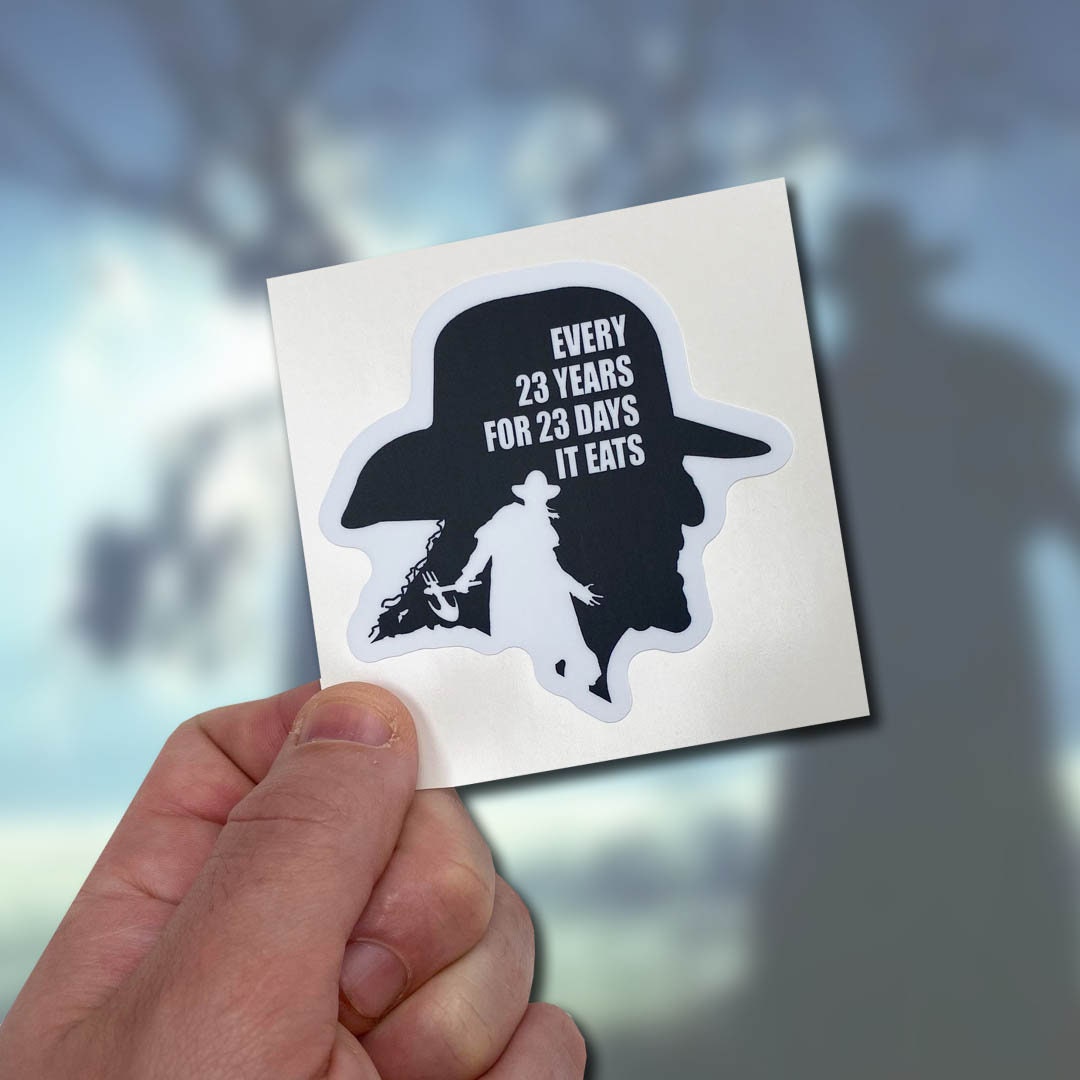Jeepers Creepers Silhouette Sticker - Etsy