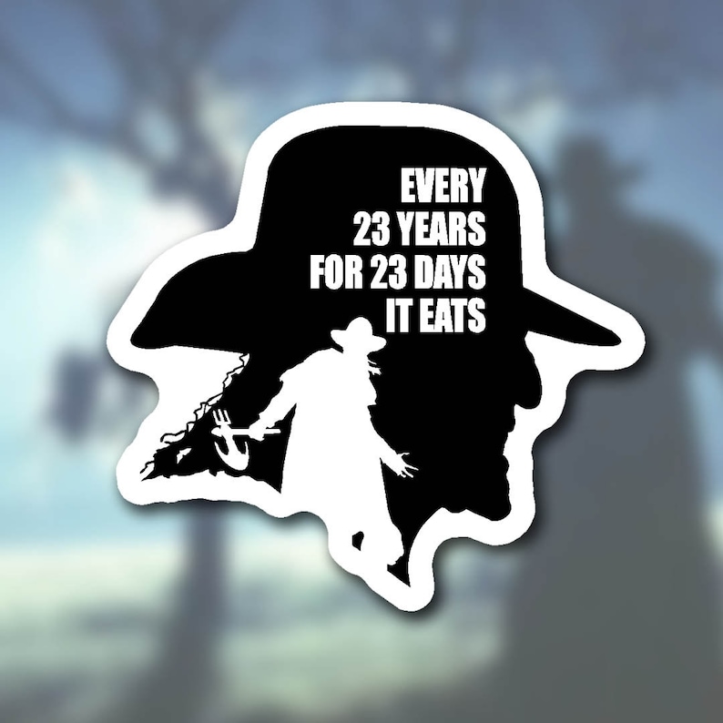 Jeepers Creepers Silhouette Sticker - Etsy