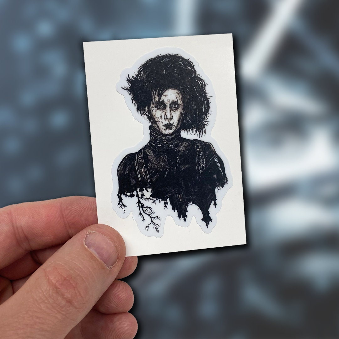 Edward Scissorhands Sticker - Etsy