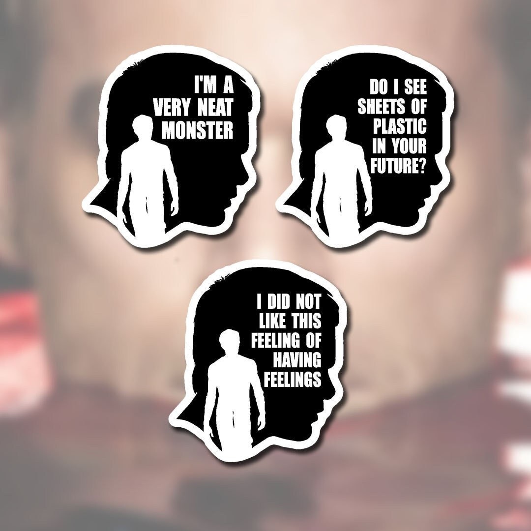 Dexter Silhouette Sticker - Etsy