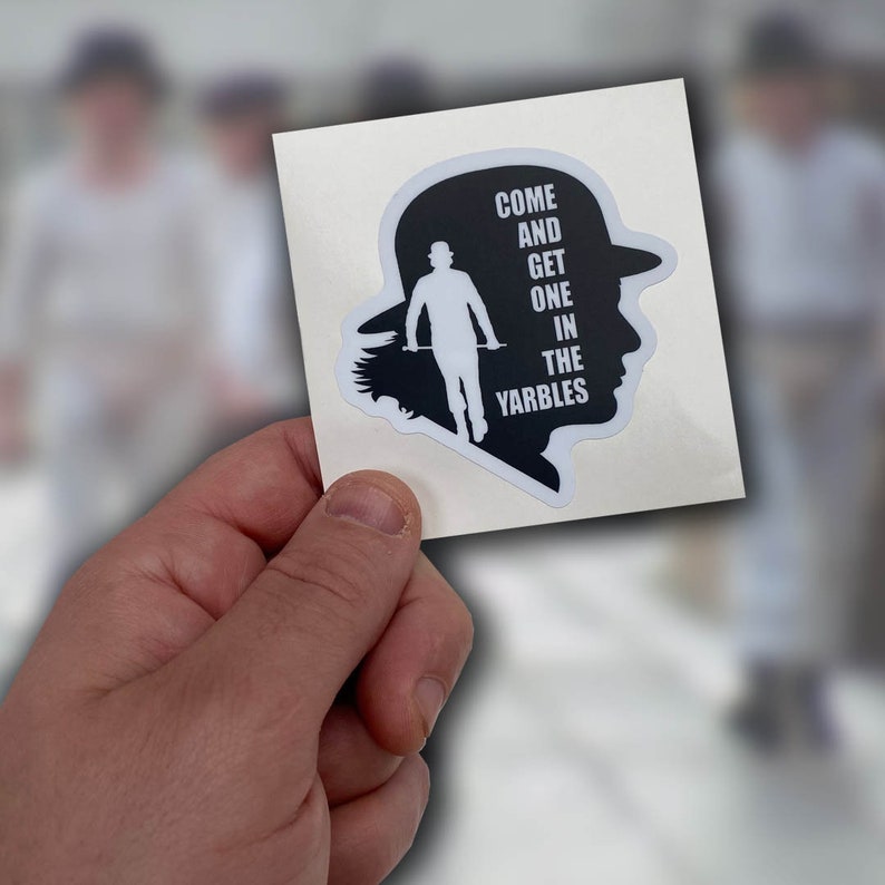 A Clockwork Orange Silhouette Sticker - Etsy