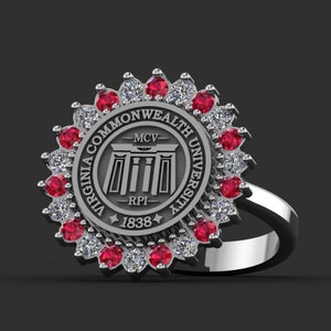 College Ring, University Ring, Graduation Gift, Graduation Ring, Woman ...