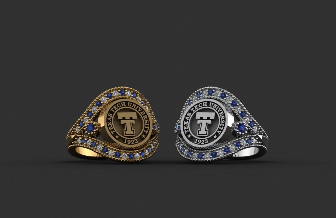 College Ring, University Ring, Graduation Gift, Graduation Ring, Woman ...