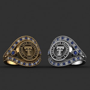 College Ring, University Ring, Graduation Gift, Graduation Ring, Woman ...