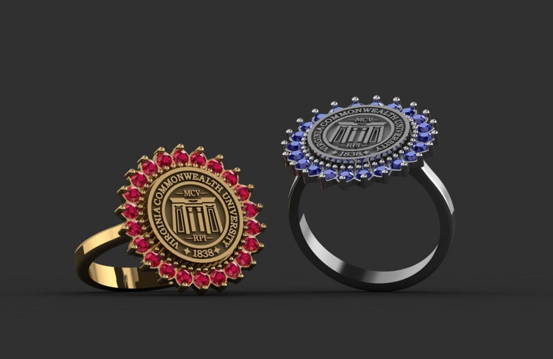 College Ring, University Ring, Graduation Gift, Graduation Ring, Woman ...