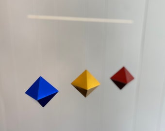 Montessori Octahedron Mobile - Etsy