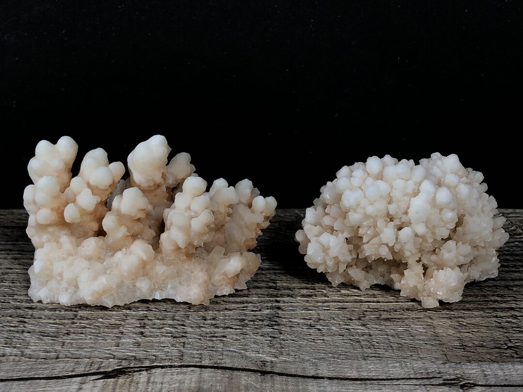 2pcs 140g Botryoidal/coralloid Aragonite Speleothem Natural Cave ...