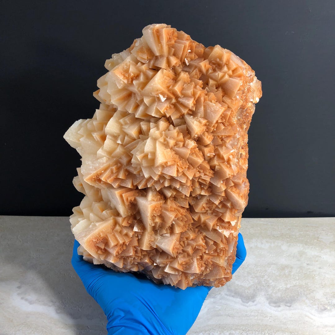 10.07lbs Amazing Calcite Crystal Cluster Mineral Specimen Speleothem ...