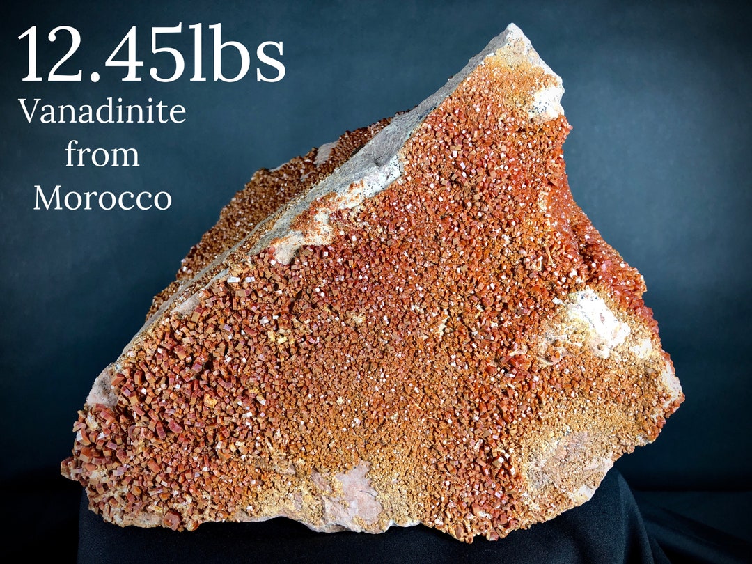 Sale12.45lbs XL Vanadinite Crystal Cluster Mineral Display Specimen ...