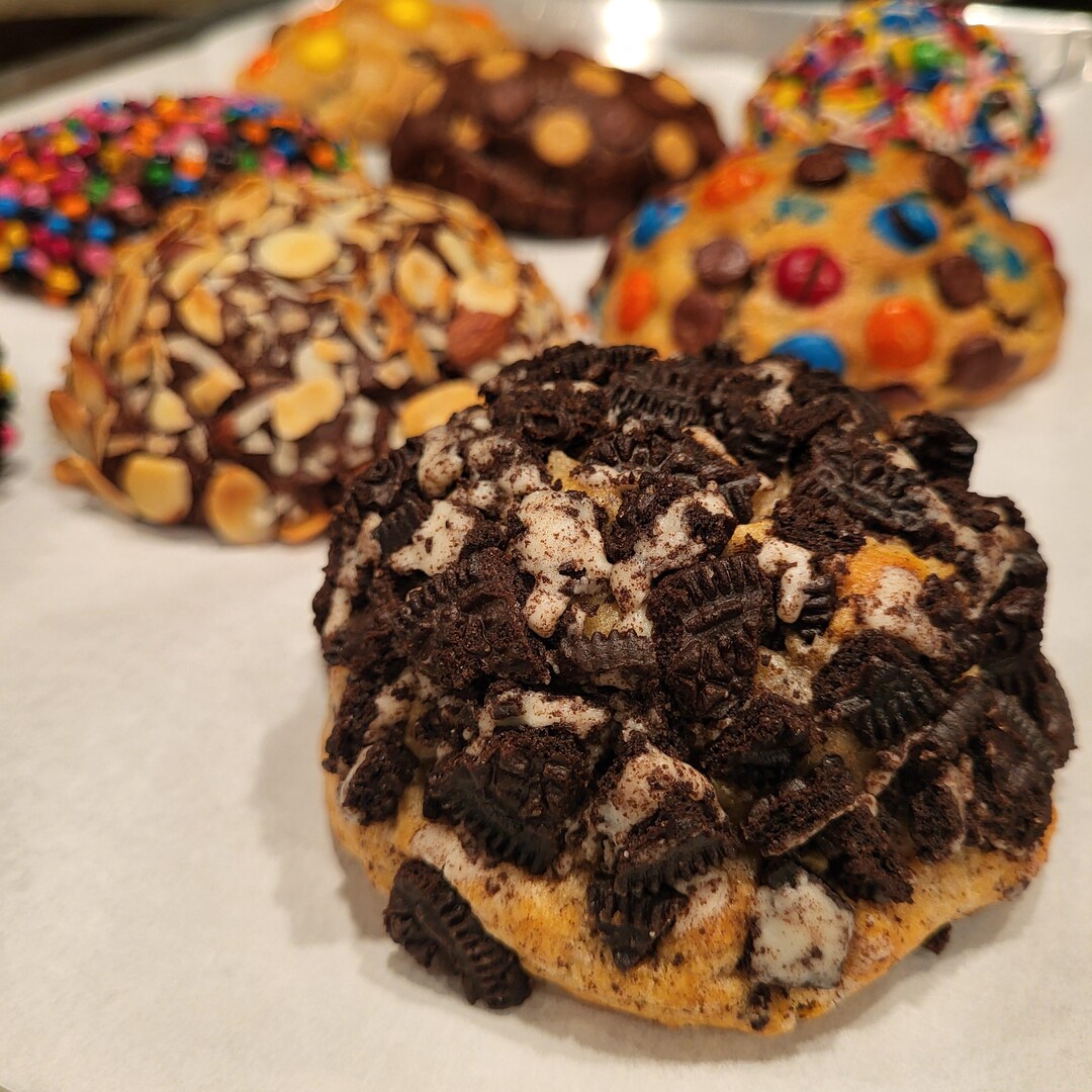 Jumbo Stuffed Cookies | Cookie | Homemade | Dessert | Baking From ...